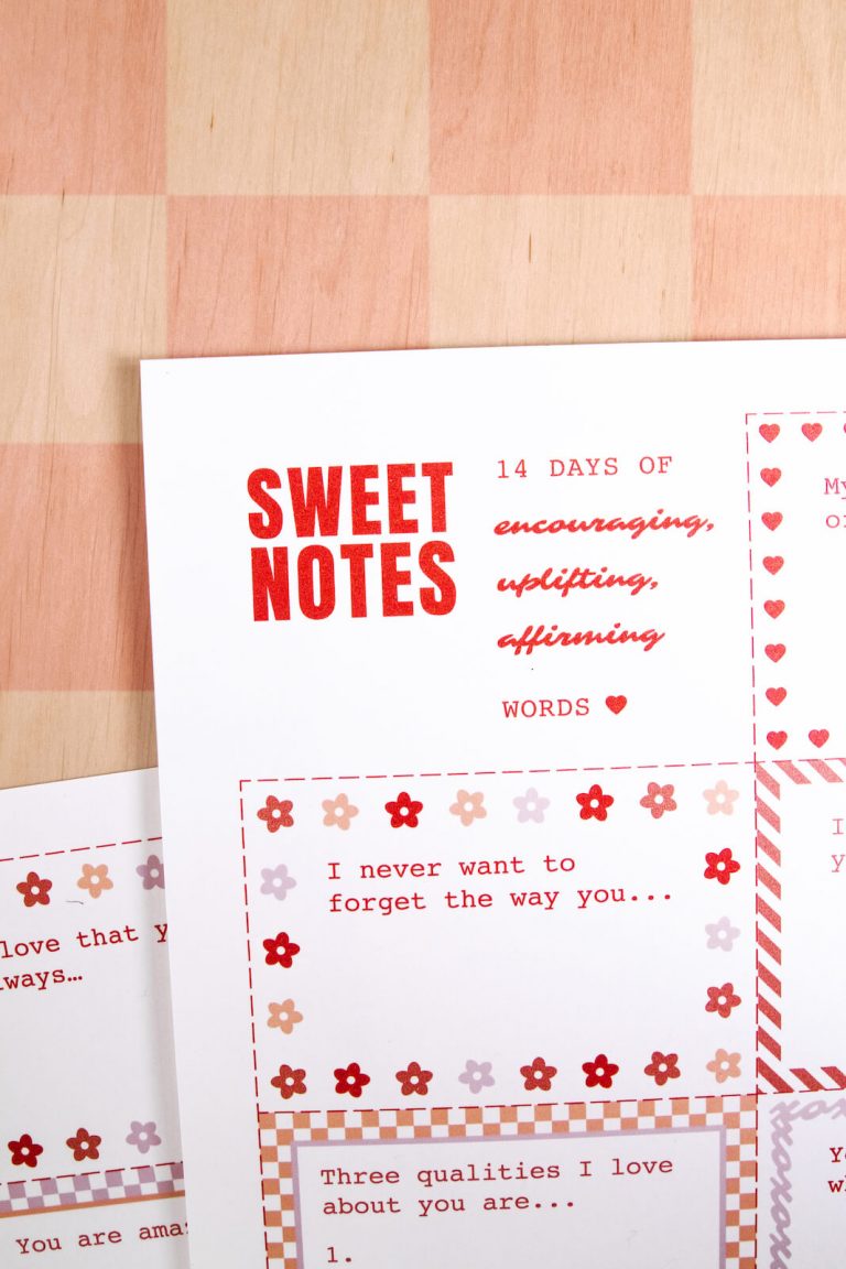 14 Days of Free Printable Valentines Cards - Gilded Stork