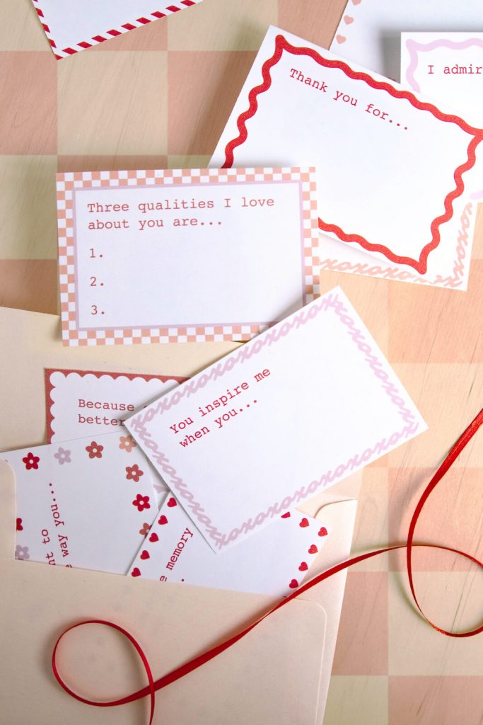 14 Days of Free Printable Valentines Cards - Gilded Stork