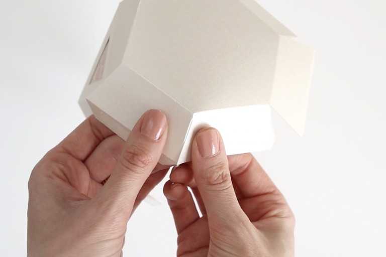 Diamond Box Template - Free Cricut Gift Box SVG - Gilded Stork