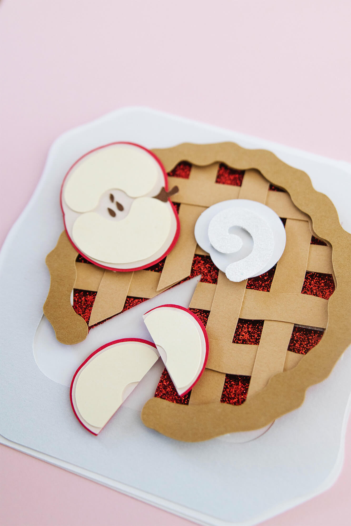 Apple Pie Card SVG Design - Gilded Stork