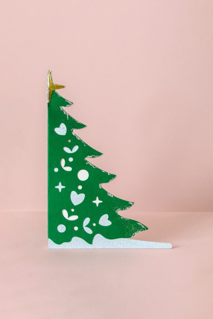 Oh Christmas Tree Cricut Card - CACS Holiday Edition - Gilded Stork